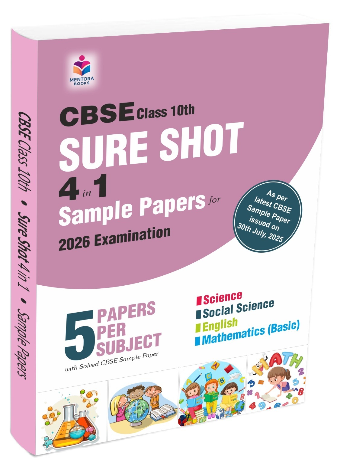 Sure Shot 4-in-1 Class 10 Sample Papers (Maths Basic) Books