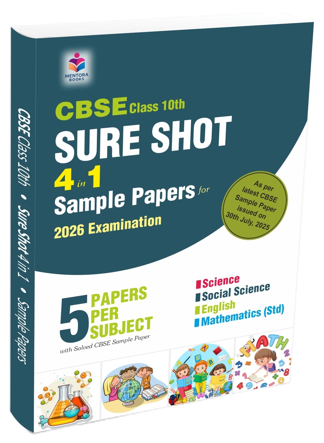 Sure Shot 4-in-1 Class 10 Sample Papers (Maths Standard) Books