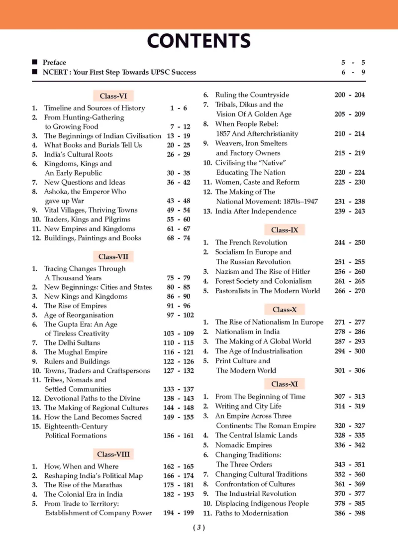 NCERT One For All Book for UPSC & State PSCs | History Classes 6-12 ...