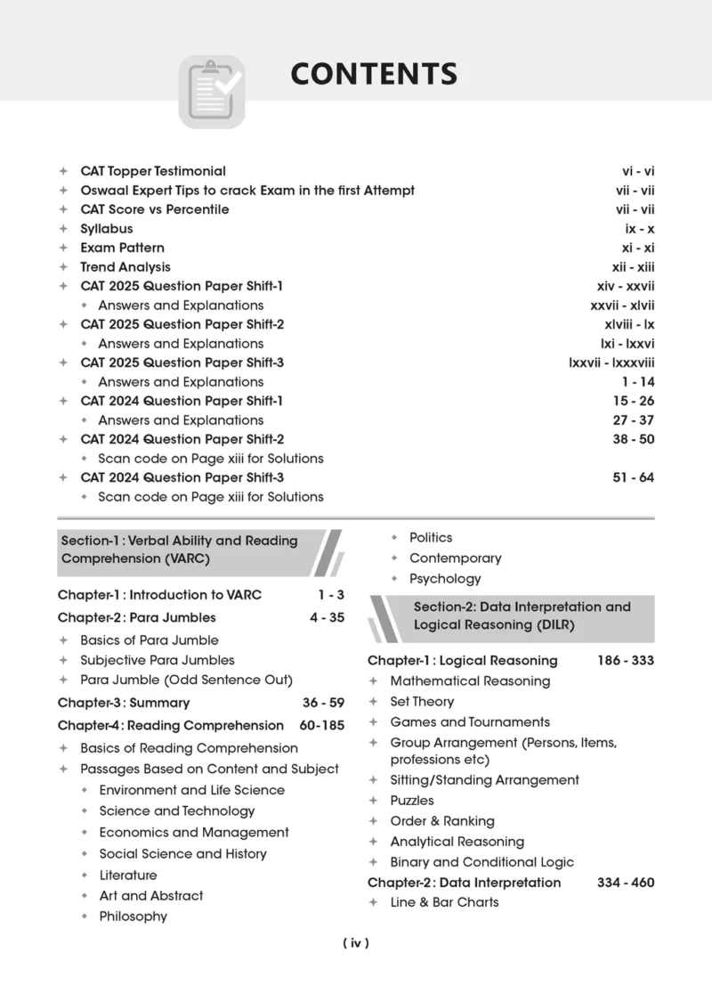 CAT (COMMON ADMISSION TEST) | 25 Years’| Chapterwise & Topicwise ...