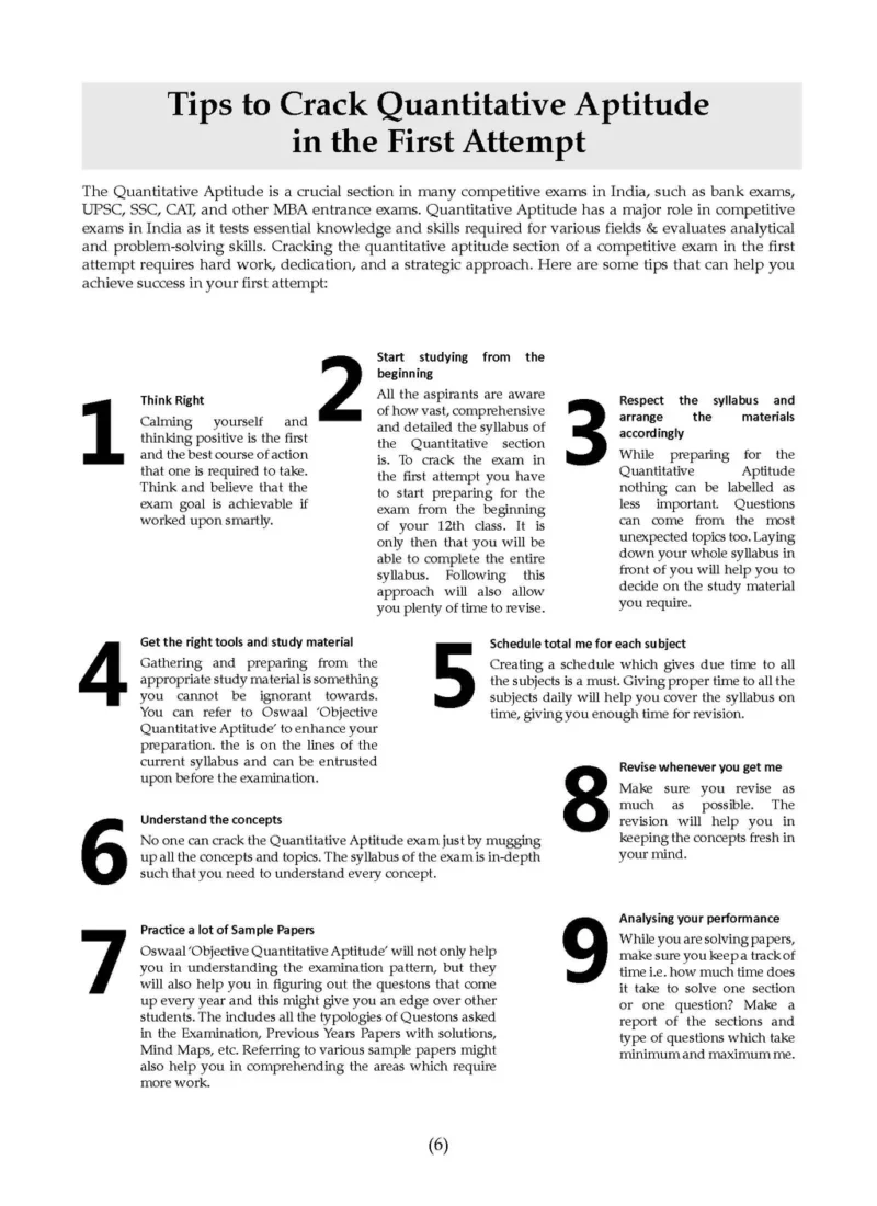 Quantitative Aptitude & Arithmetic Objective Books for Competitive ...