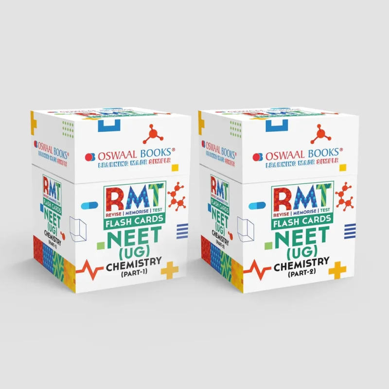 NEET RMT Flash Cards Chemistry (Part-1 & 2), Set of 2 Boxes | For Exam ...